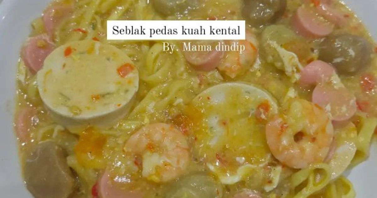 Resep seblak scallop rumahan enak dan mudah - Cookpad