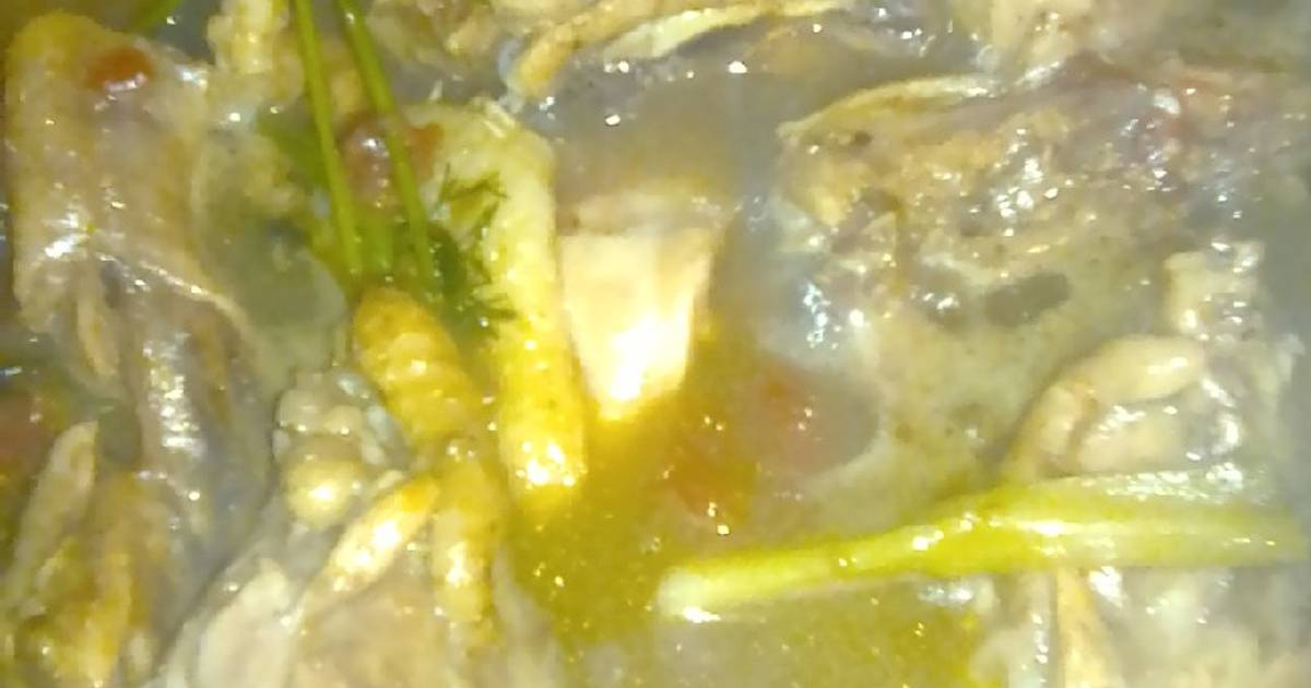 Pollo con cola de res Maggie Receta de Lupita De Gonzalez- Cookpad
