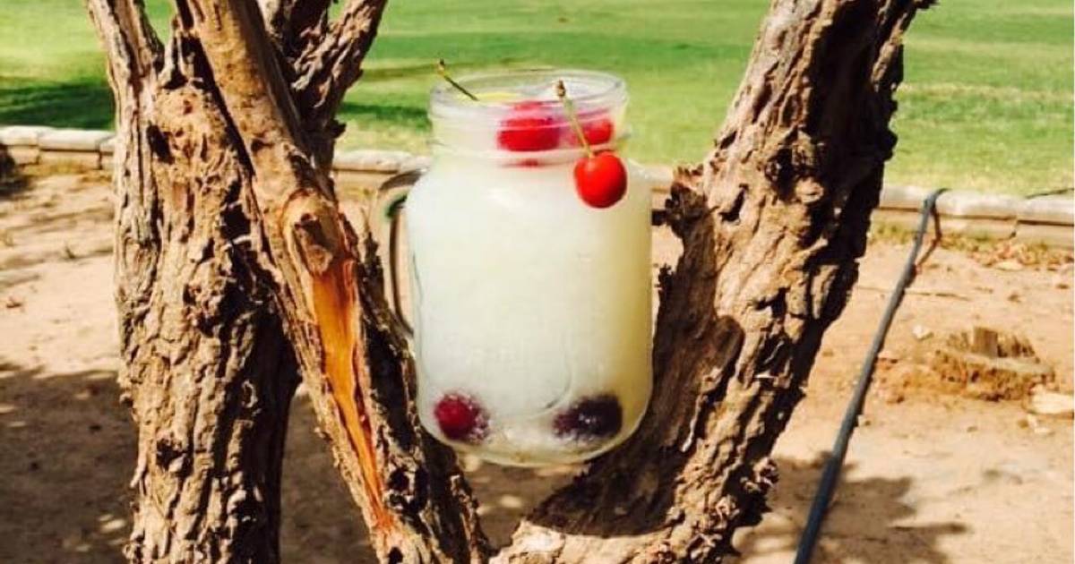 Litchi and cherry Mocktail(lychee) Recipe by Linima Chudgar - Cookpad