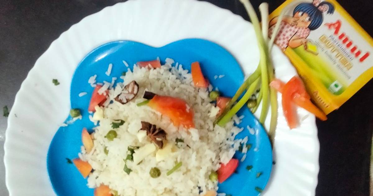 BUTTER Garlic VEGETABLE FRIED Rice Recipe by Jyoti Prakash Assudani ...