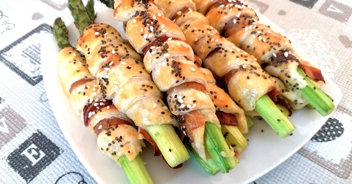 Ricetta Sfiziosi Riccioli Di Sfoglia Con Asparagi E Speck di Cristina ...