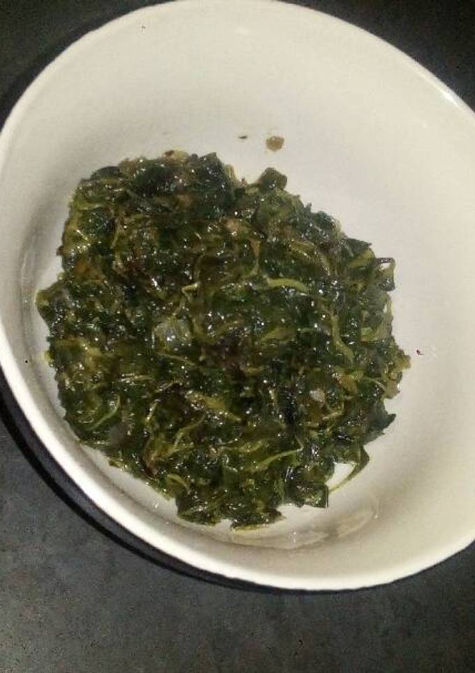 Umrogo(wild spinach)imbuya Recipe by Thulani Makhoba - Cookpad