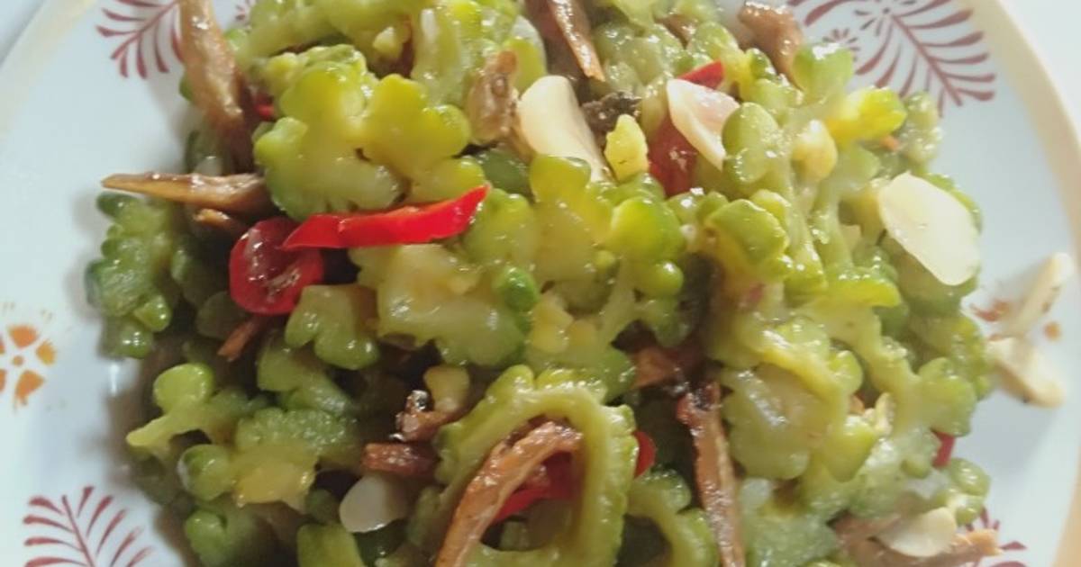 Resep Tumis pare teri enak tak pait tanpa msg oleh 🍜Rasa Mami🍜 - Cookpad