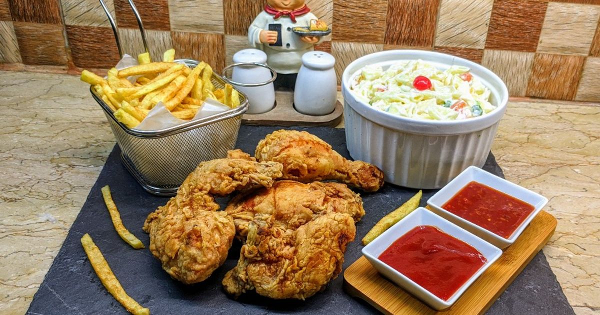 Crispy Fried Chicken Recipe by Hina Ahsan Khan - Cookpad