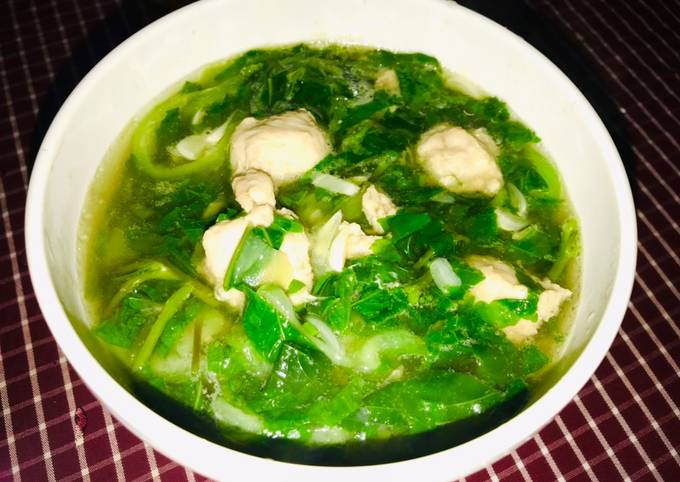 Cách Làm Món Canh mướp rau đay nấu mọc của Cô chủ Lee - Cookpad