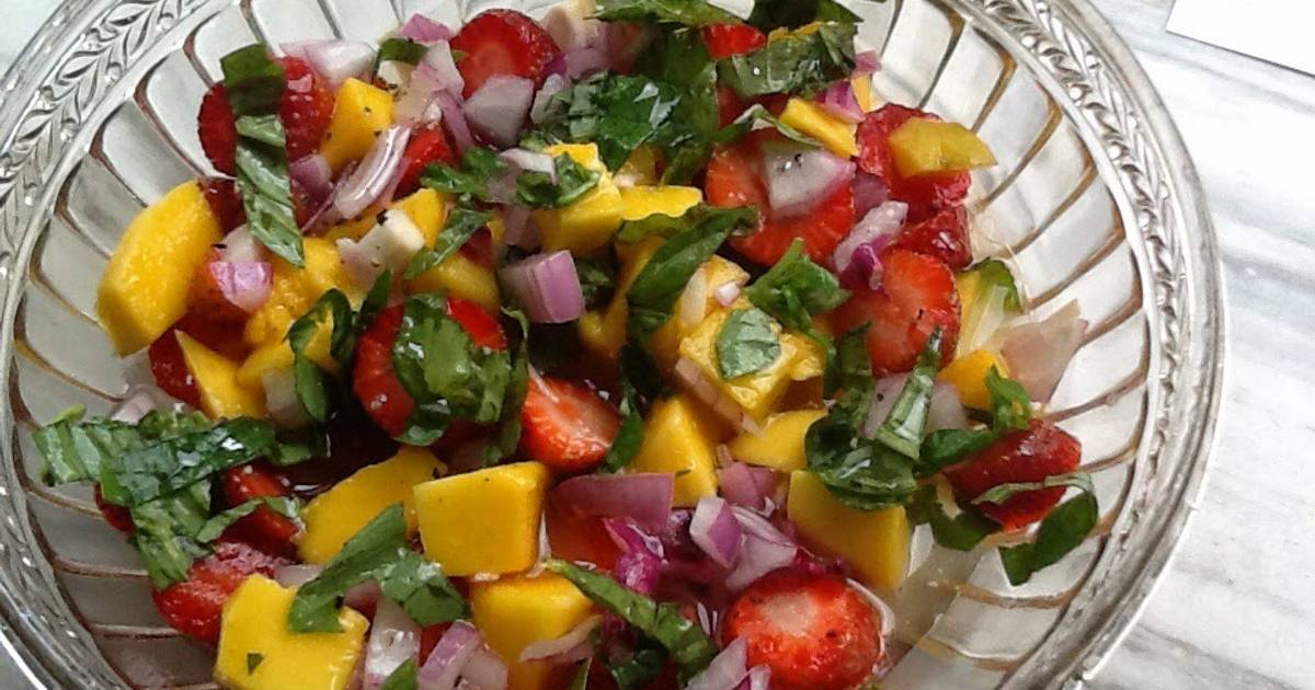 Ensalada de fresa y mango - 59 recetas caseras- Cookpad