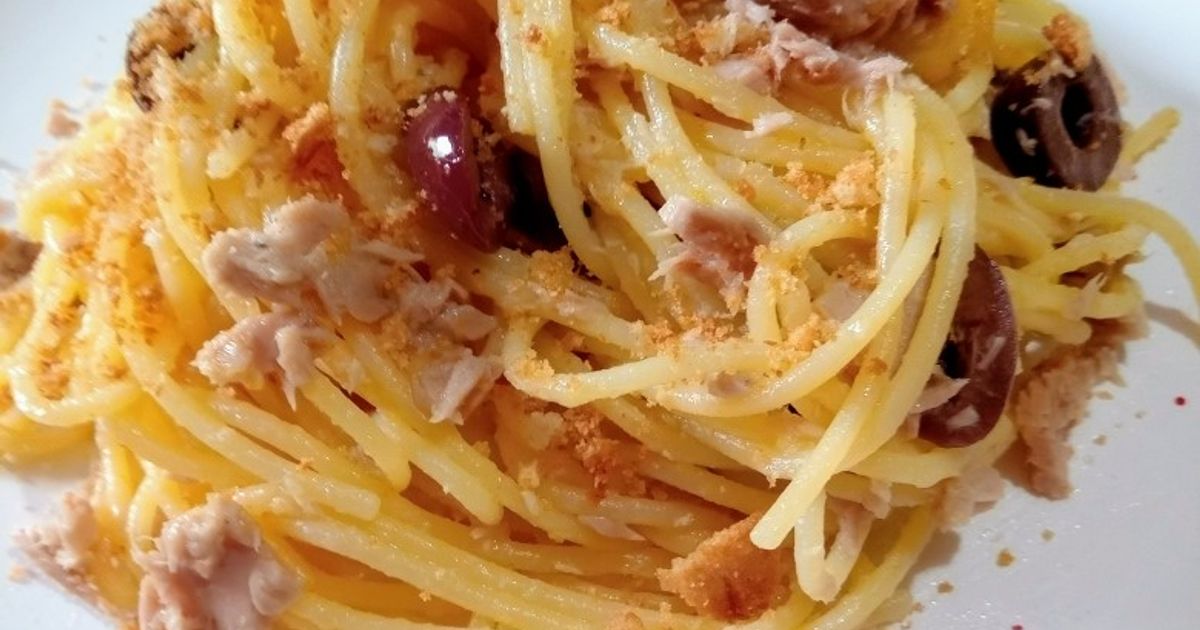 Spaghetti En Salsa De Atún (En Lata) Receta de GRACIELA CUARZO🇦🇷