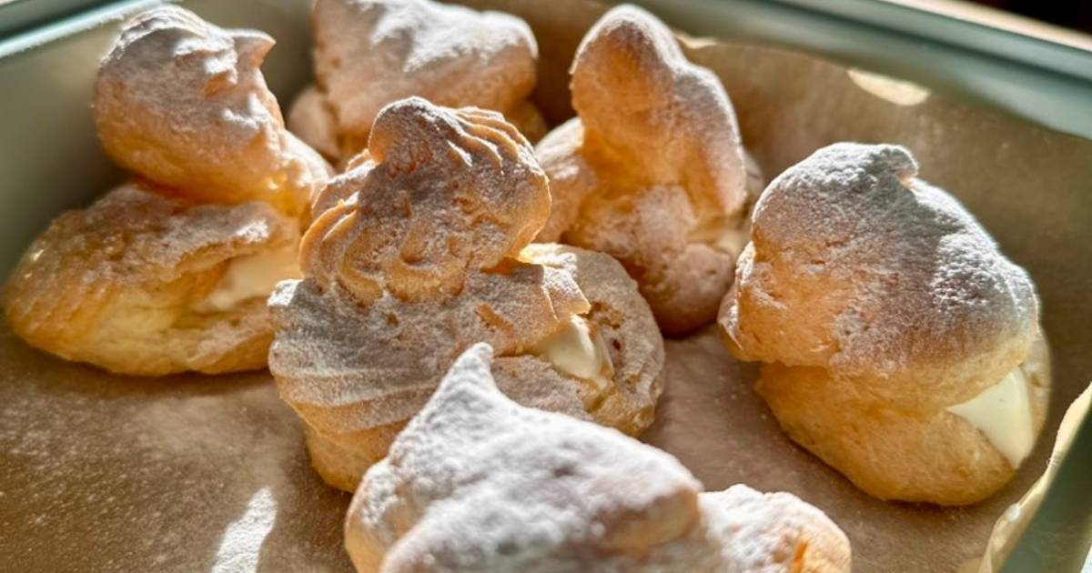 Resep Kue sus isi cream custard (beard papa style) oleh Dapur Dini ...