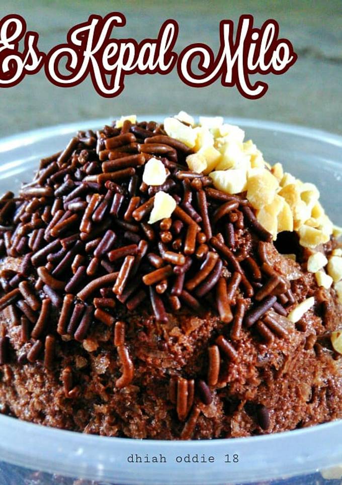 Resep Es kepal milo ekonomis oleh Dhiah Oddie - Cookpad