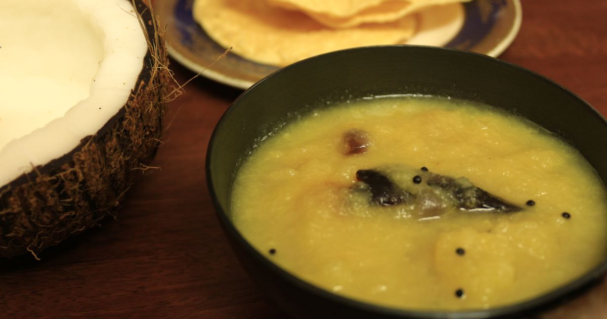 Raw Papaya Mash Curry # My Mom's Recipe Recipe by crazyandcooking with ...