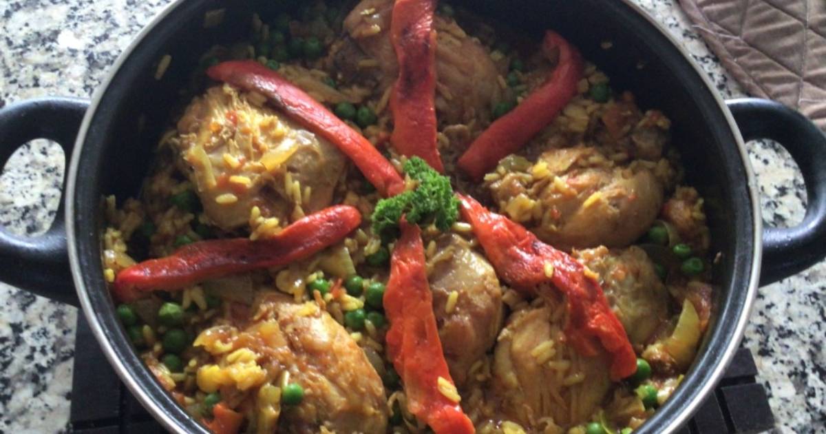 Arroz con pollo al azafran - 406 recetas caseras- Cookpad