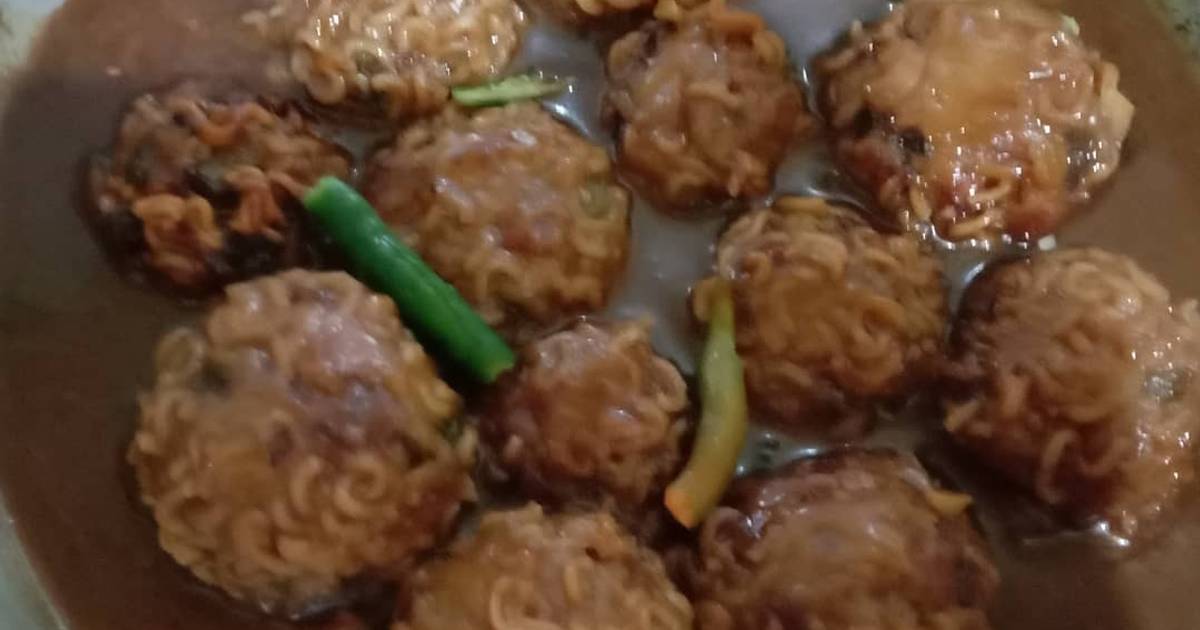 Maggi Manchurian Ball/Gravy Recipe by Sarita Srivastava - Cookpad
