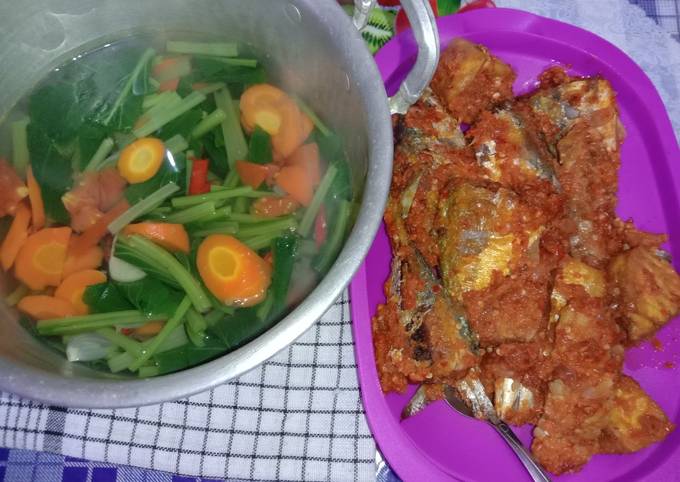Resep Sayur bening + balado campur campur oleh Viaaelga - Cookpad