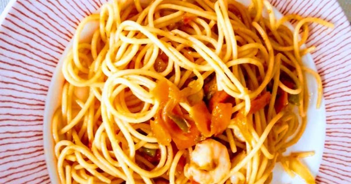 Espaguetis con marisco - 863 recetas caseras- Cookpad