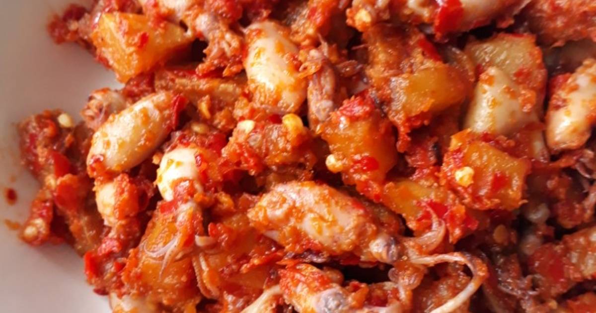 37 resep bayi cumi cumi balado enak dan sederhana ala rumahan - Cookpad