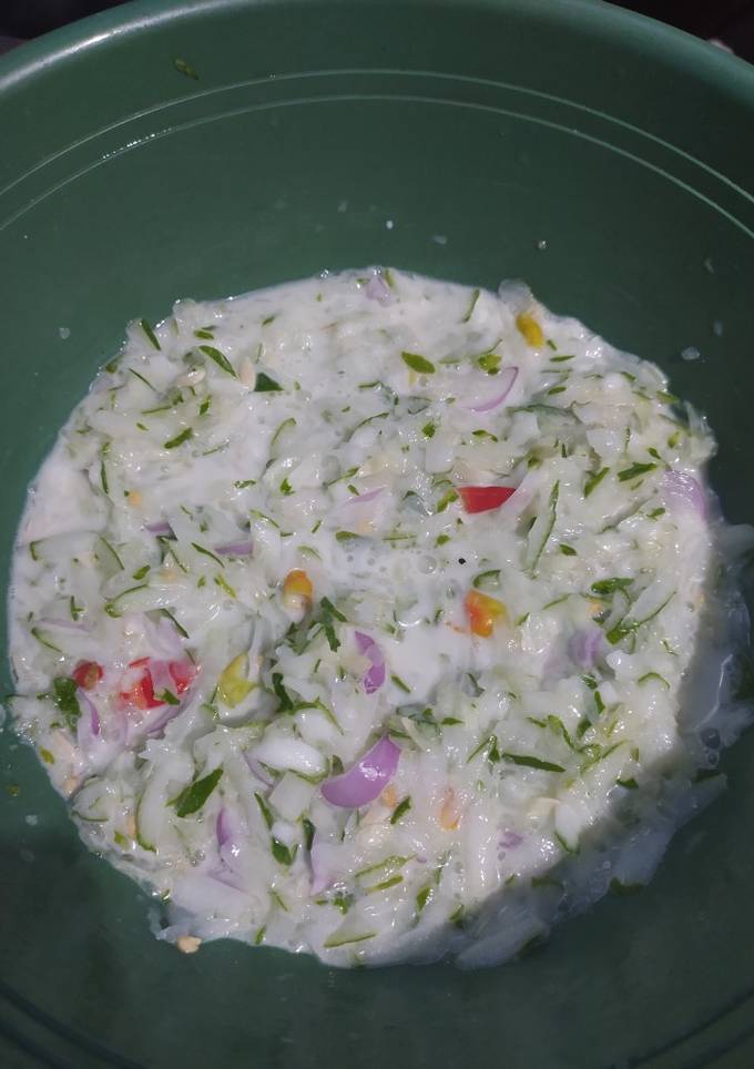 Resep Terancam Timun Segar kuah Sun Kara oleh Rinda - Cookpad