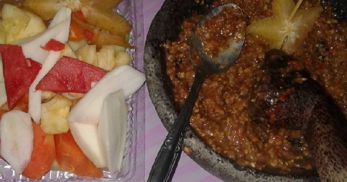 238 resep sambal rujak buah enak dan mudah - Cookpad