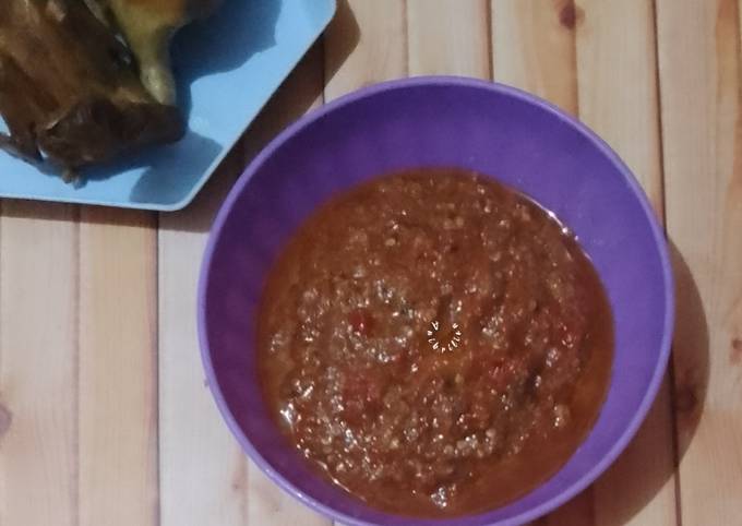 Resep Sambel special ala pecel lele oleh Ani Brilian - Cookpad