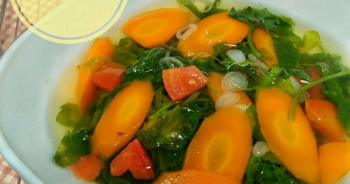 Resep Sayur Bening Selada Air (Utk Diet Asam Urat/ Low Purin) oleh ...
