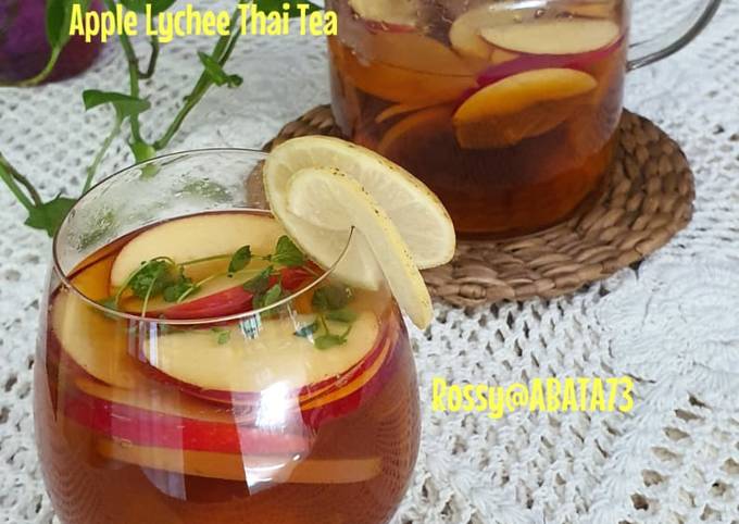 Resep Apple Lychee Thai Tea oleh Rossy Anna Oktavia (ABATA Kitchen ...