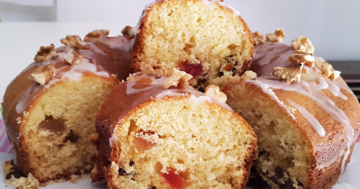 Budín Con Frutas Secas Y Glaseadas Receta de Stella M- Cookpad