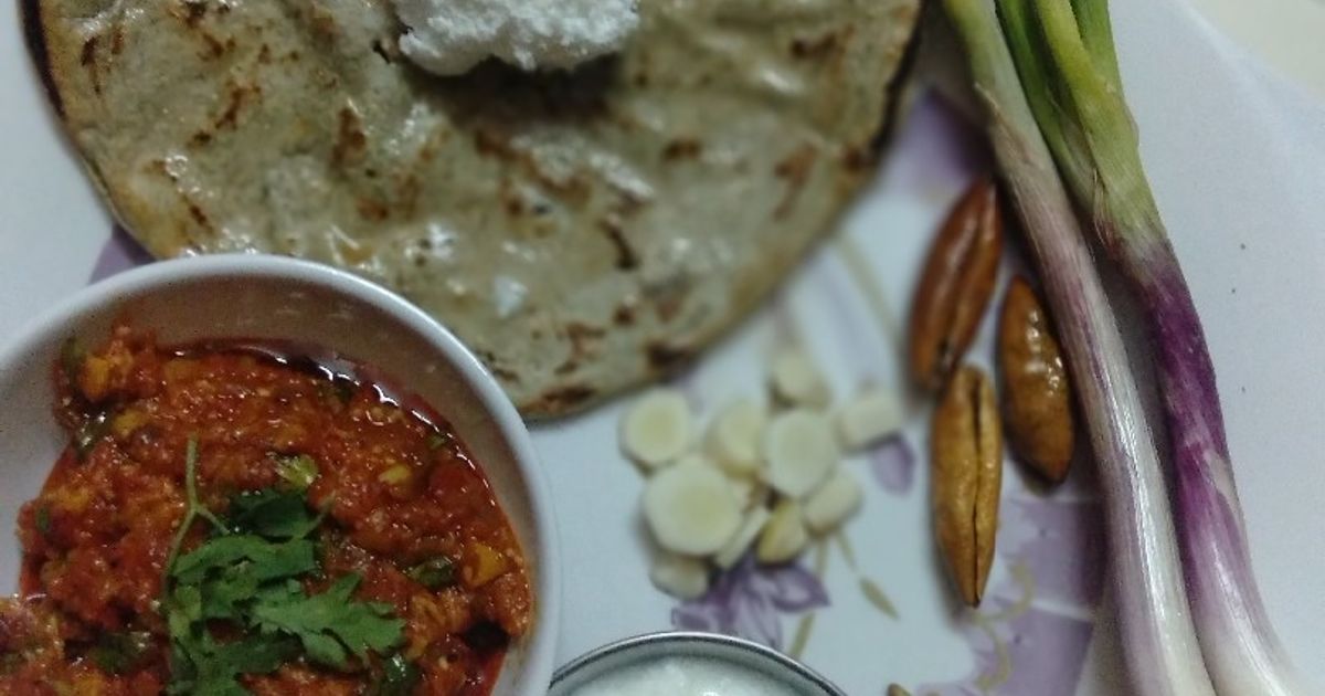 Hiral Savaniya દ્વારા રેસીપી ઓળો ને રોટલા (Olo & Rotlo Recipe In ...