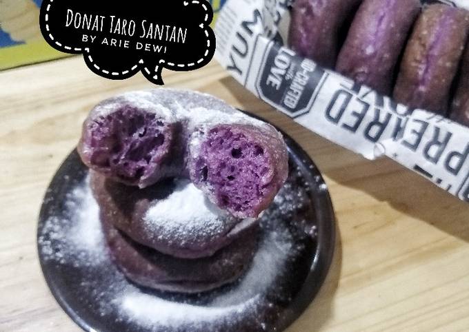 Resep Donat Taro Santan oleh arie dewi - Cookpad
