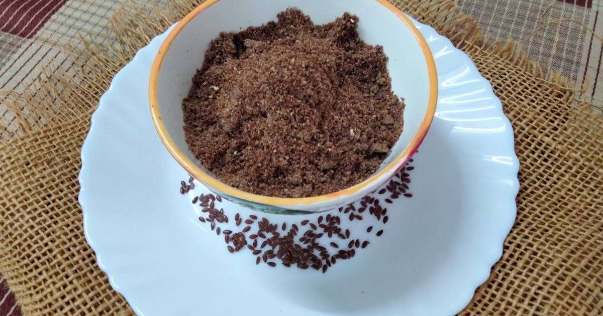 Flax Podi Powder Recipe by Kalpana Rai - Cookpad