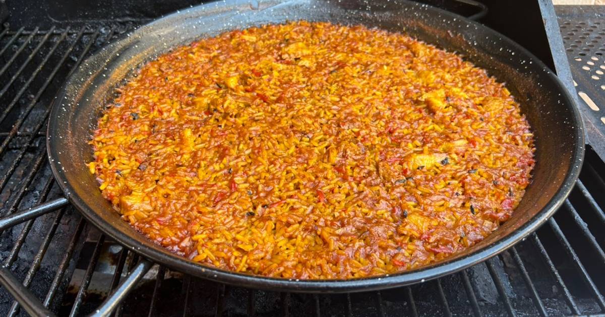Paella de secreto ibérico - 18 recetas caseras- Cookpad