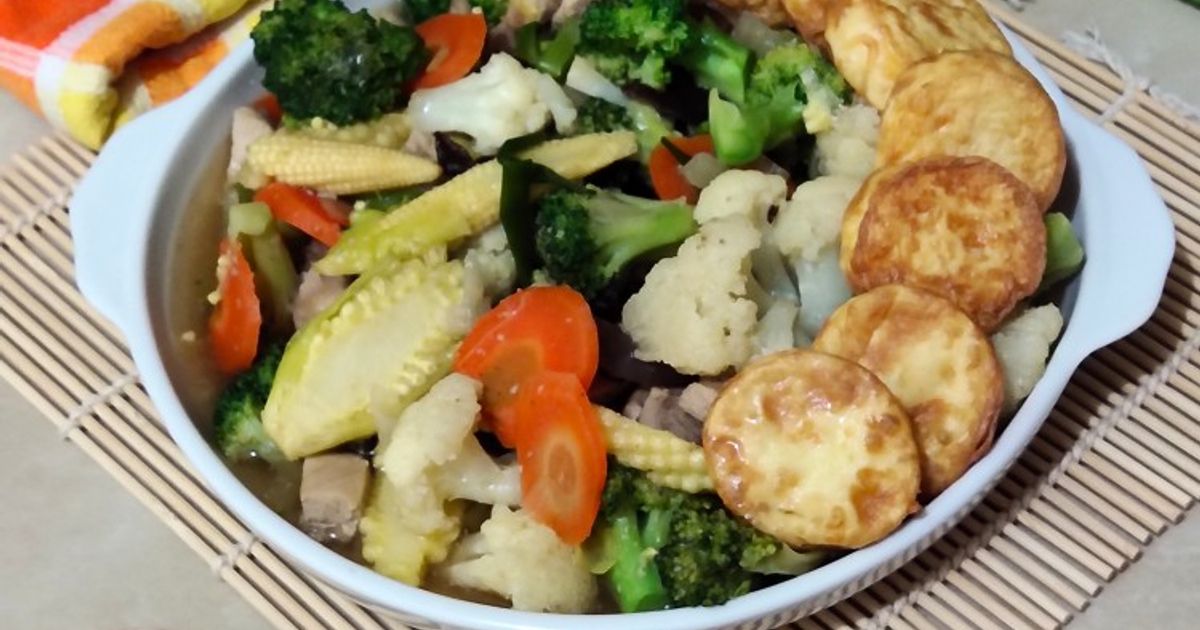 Resep Capcay Sopu Tahu oleh Bunda Pashalenko - Cookpad