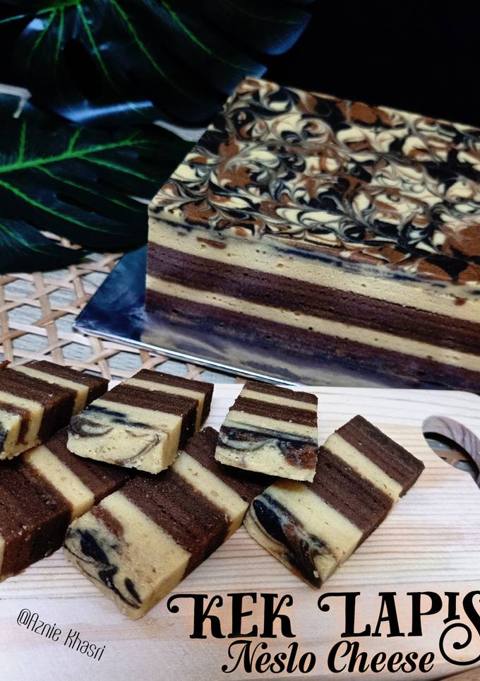 Resipi Kek lapis neslo cheese oleh Aznie Khasri - Cookpad