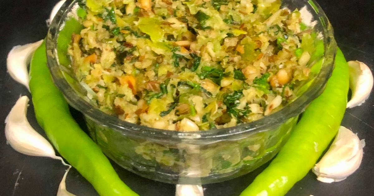 मिरचीचा ठेचा (Mirchicha thecha recipe in marathi) रेसिपी Anita Desai ...