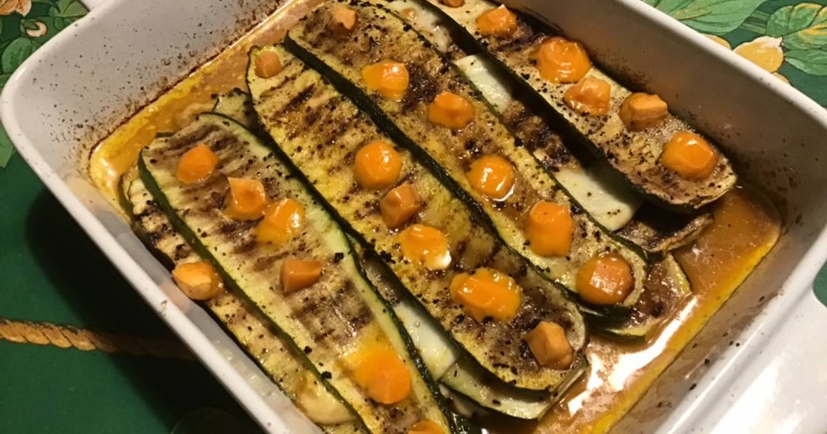 Courgettes grillées aux deux fromages et épices espagnoles de Mila ...