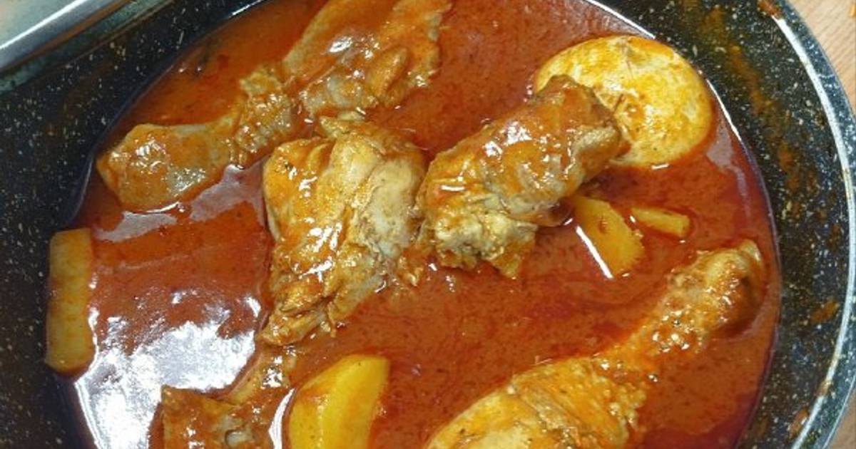 Resep NIGERIAN KARI AYAM DENGAN KENTANG (NIGERIAN CHICKEN CURRY WITH ...