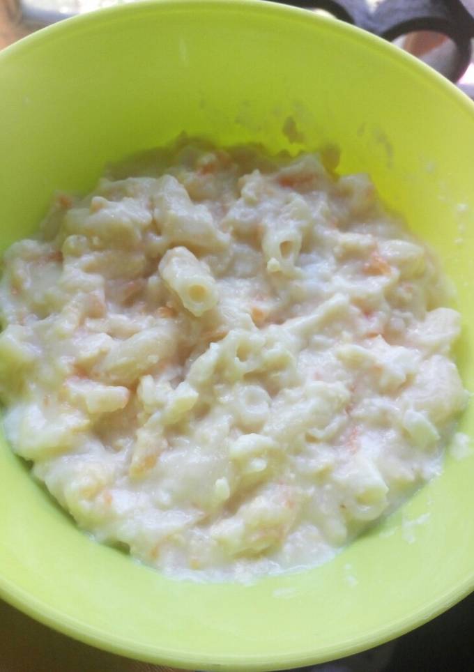Resep Mac and Cheese (MPASI 9 Bulan) oleh Umik_Qenan - Cookpad