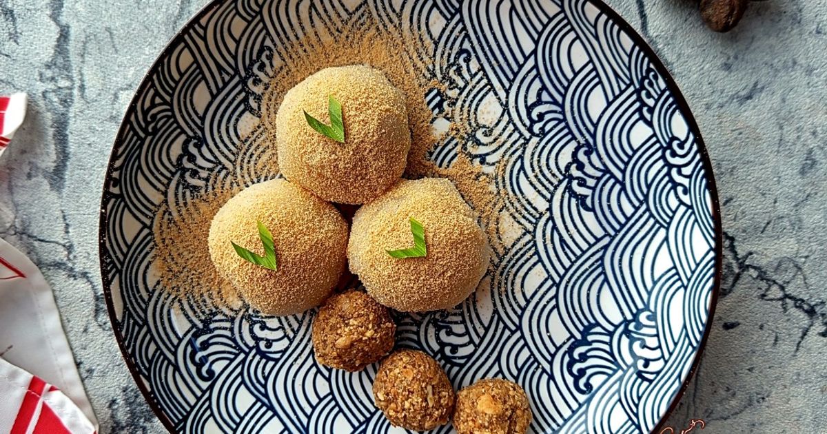 Resep tepung tapioka mochi kacang rumahan enak dan mudah - Cookpad
