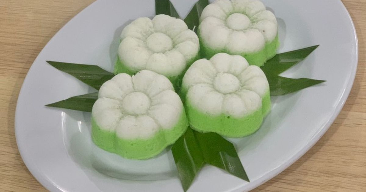 Resep putu ayu pandan 1/2 kg rumahan enak dan mudah - Cookpad