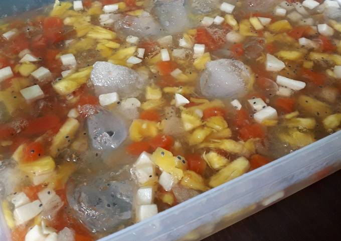 Resep Es buah (manis, asem, seger) oleh D'Pulche D'Pulche D'Pulche ...