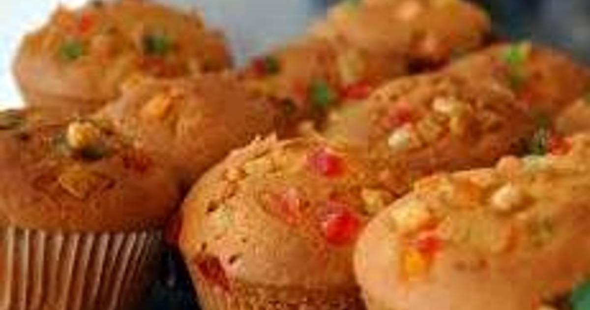 TUITY FRUITY MUFFINS Recipe by Toffee7 - Cookpad