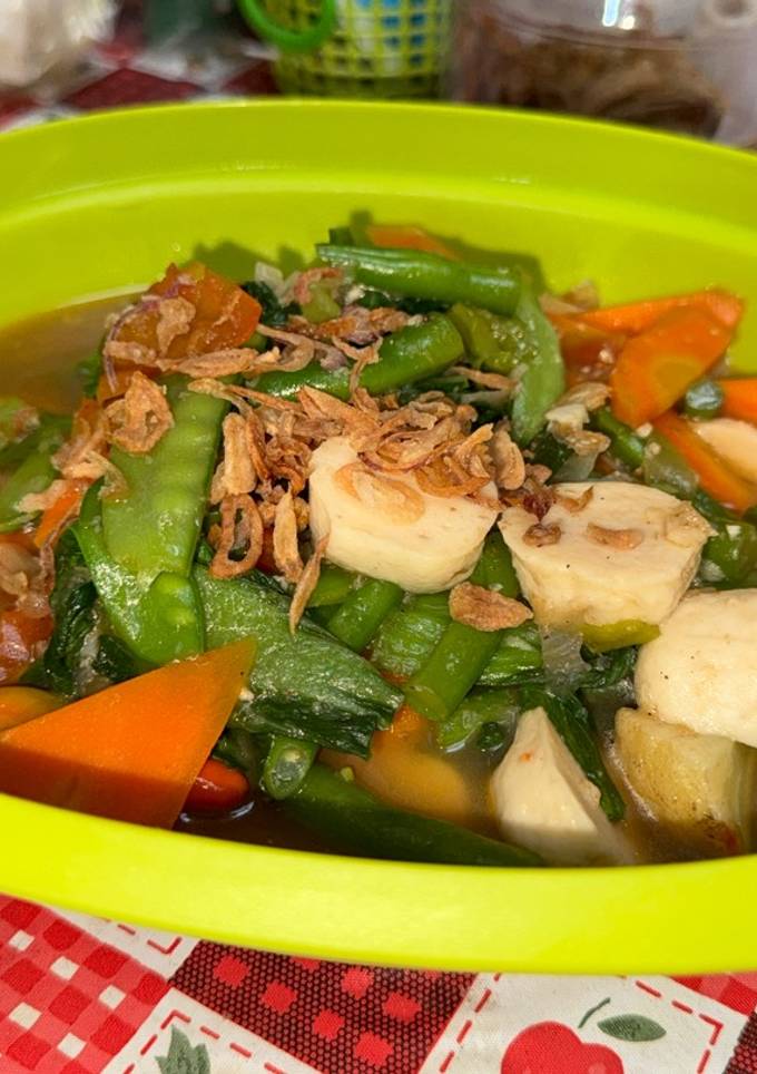 Resep Cap Jay kuah sayur bakso ikan oleh Dwika Pratiwi - Cookpad