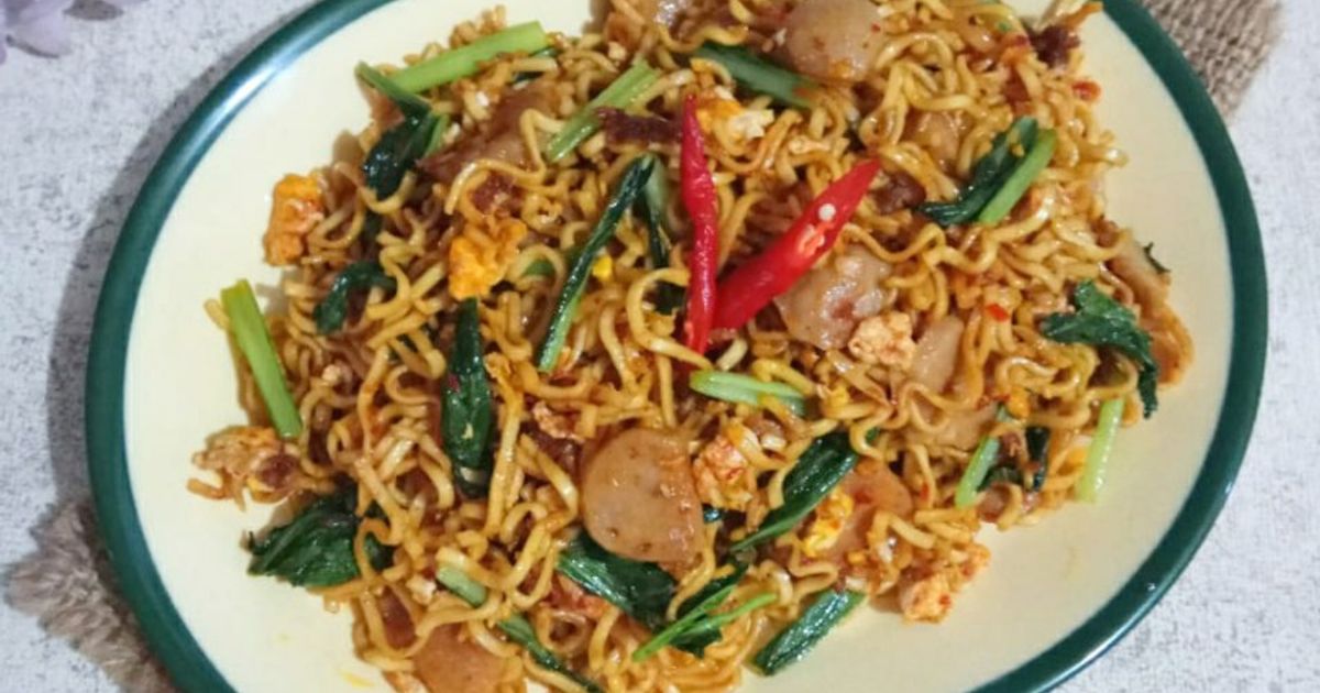 Resep bakmi campur goreng rumahan enak dan mudah - Cookpad