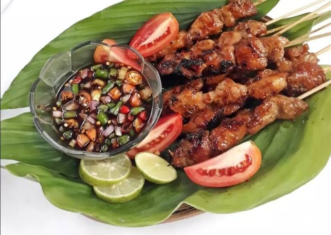Resep Sate Ayam Pedas Manis oleh Dina_Khansa - Cookpad