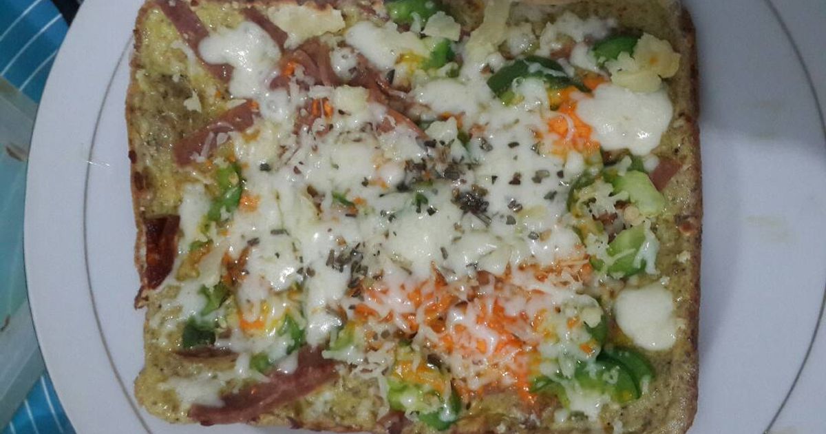 Resep Pizza Telur Keto oleh Sukmasari - Cookpad
