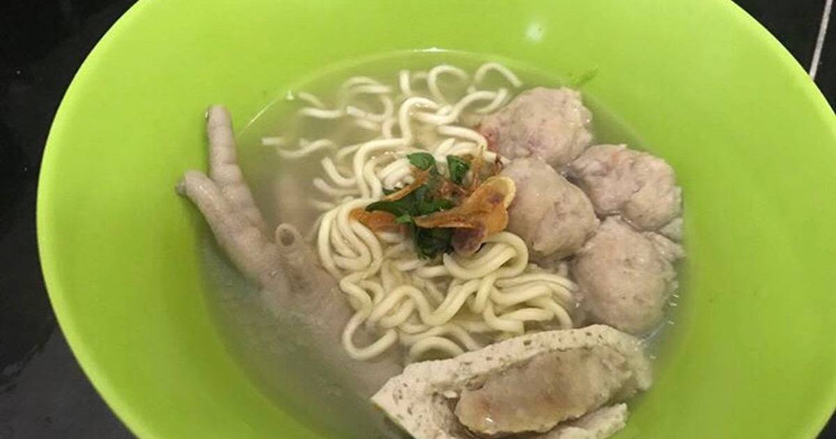 Resep Bakso Ayam Ceker oleh Dindin Chan - Cookpad