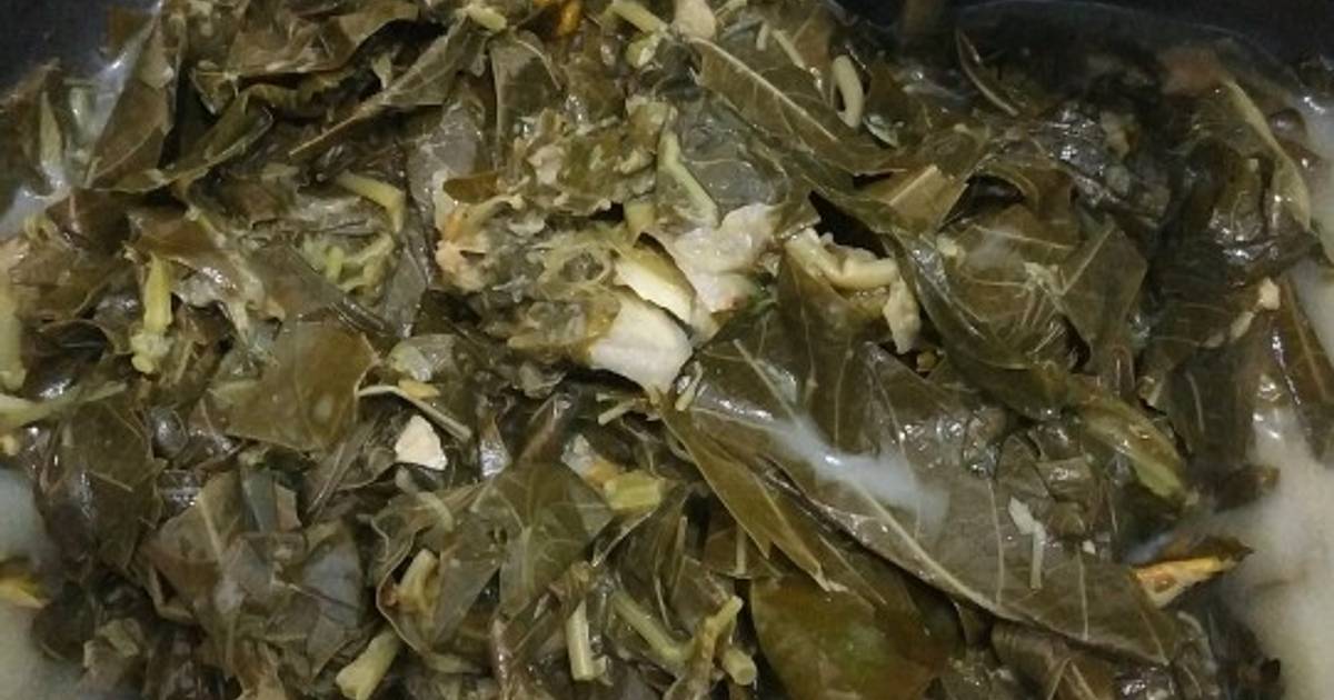 Resep Sayur Daun Singkong Gurih oleh Lely Khusnia - Cookpad