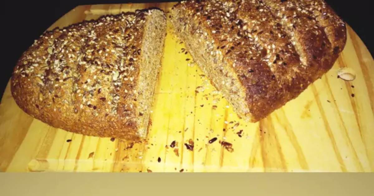 Pan casero integral con mix de semillas... Facilísimo!!! 😉 Receta de ...