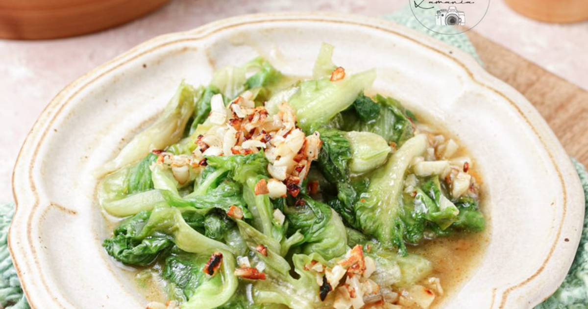 Resep Cah selada bawang putih oleh cutzamania - Cookpad