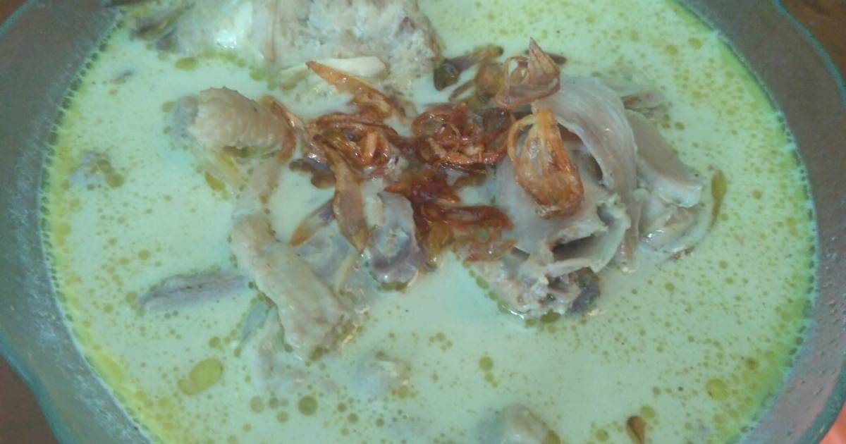 Resep Opor ayam 2 bumbu oleh Intan Handayani - Cookpad