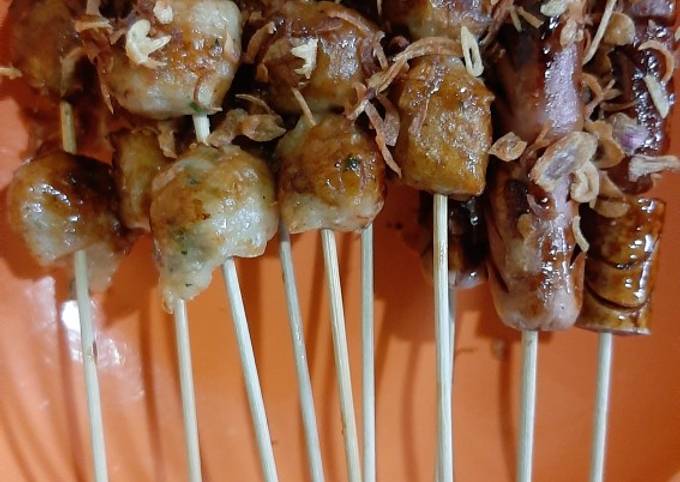 Resep Sate Bakso Udang dan Sosis AL EL oleh Irma Sari - Cookpad
