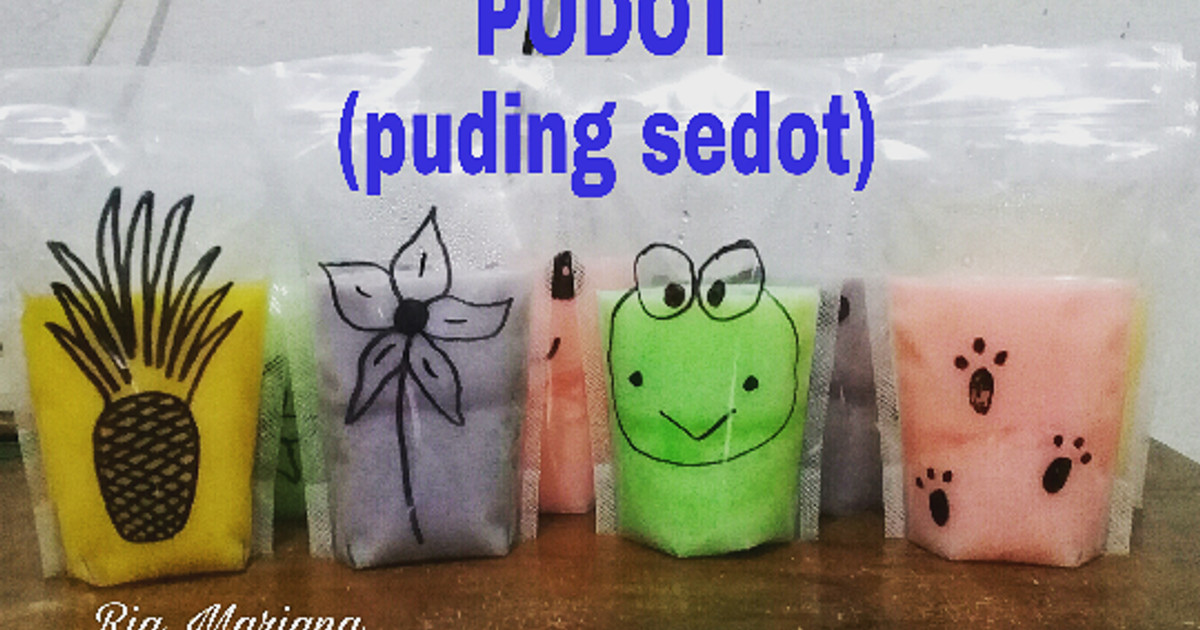 Resep Puding Sedot(pudot) oleh Ria Mariana - Cookpad